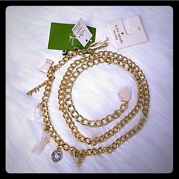 kate spade | Accessories | Kate Spade Charm Chain Belt | Poshmark